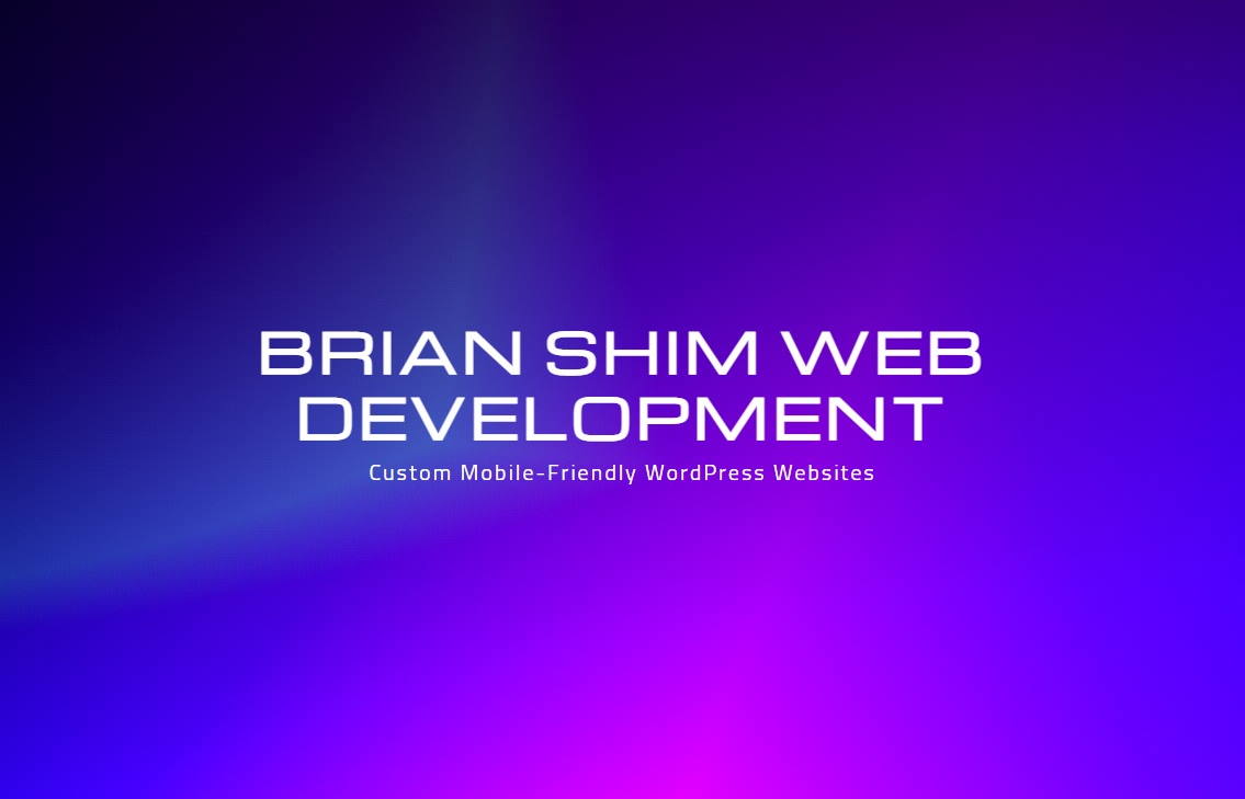 Developer - developer.brianshim.com